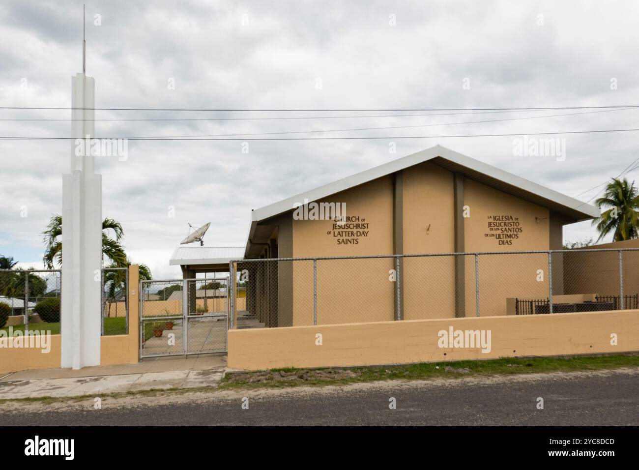 Church in San Ignacio, Belize Stock Photo - Alamy