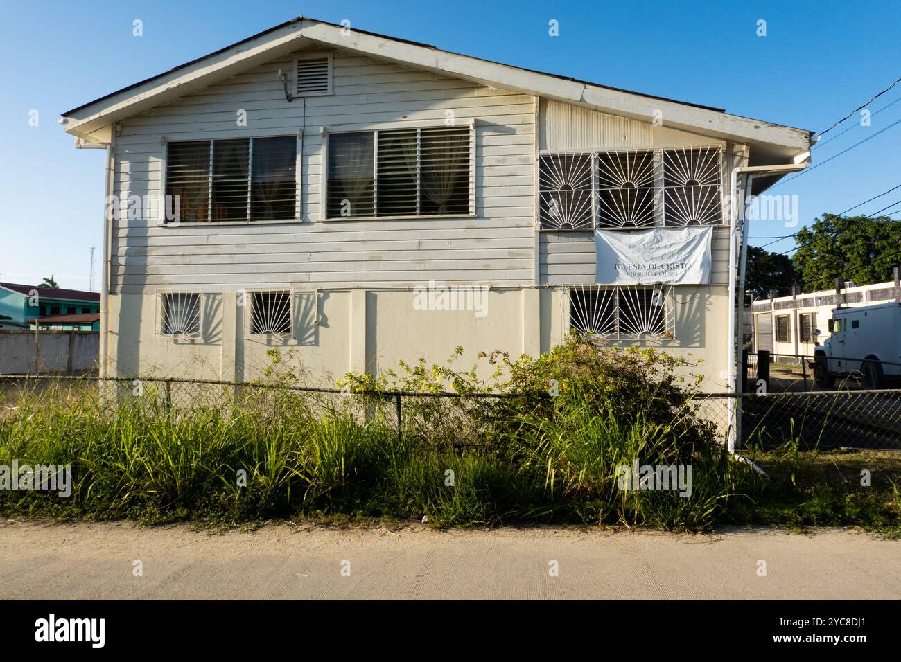 House in Dangriga, Belize Stock Photo - Alamy