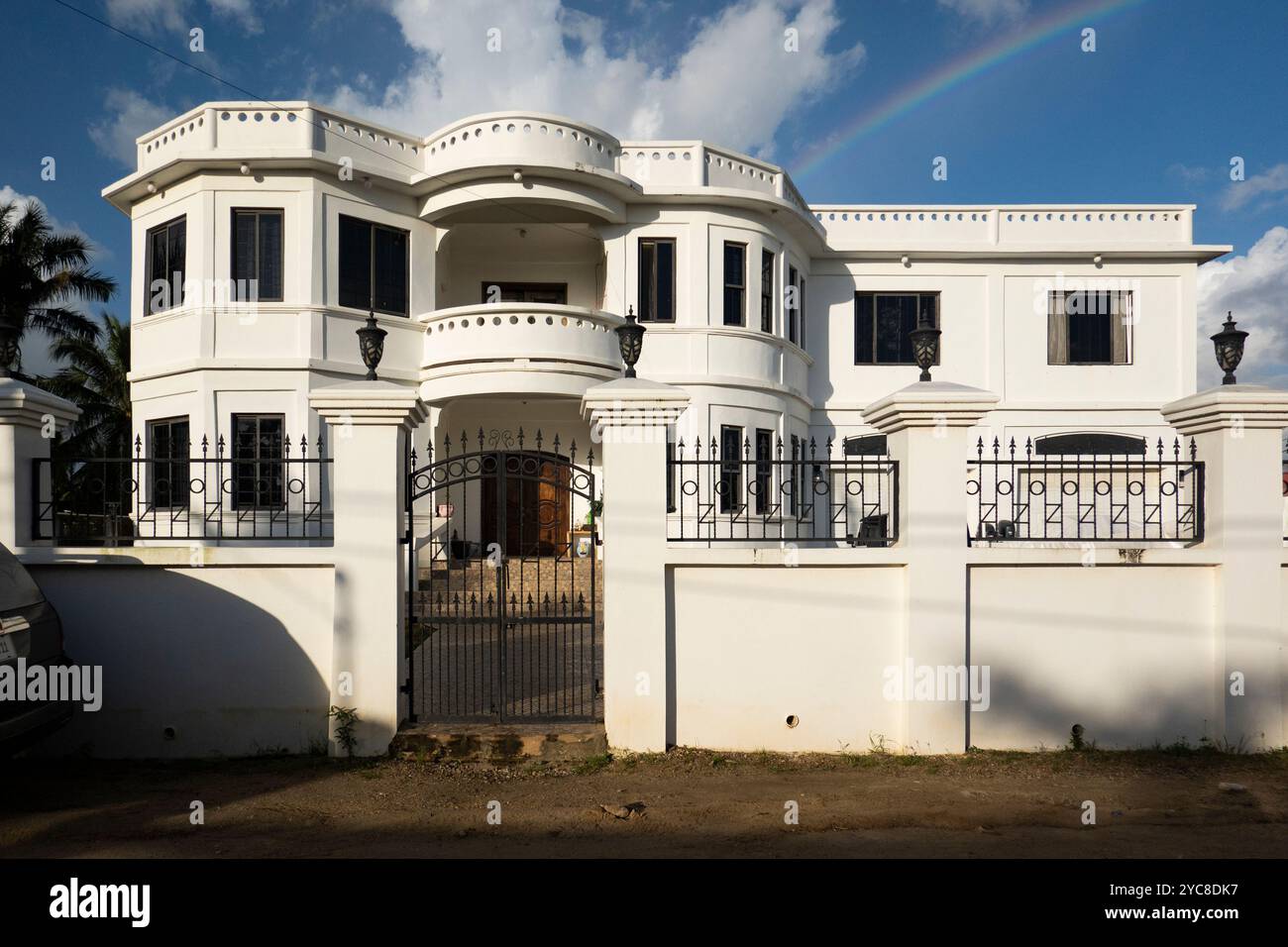 House in Dangriga, Belize Stock Photo - Alamy