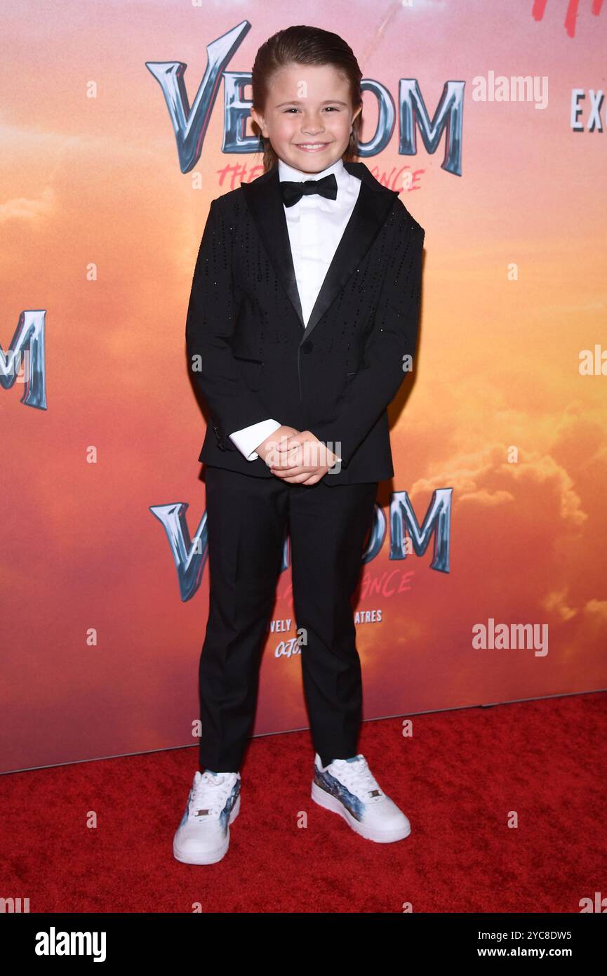 New York, USA. 21st Oct, 2024. Actor Dash McCloud attends the 'Venom ...