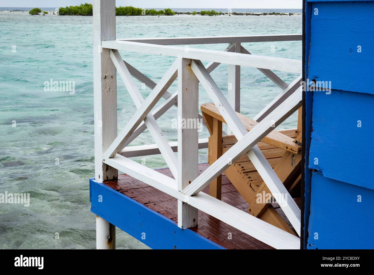 Cabins of the Paradise Tobacco Caye Resort on Tobacco Caye, Belize ...