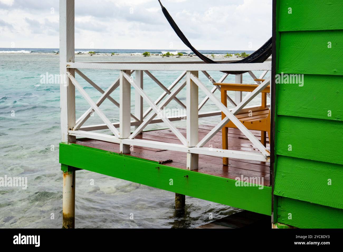 Cabins of the Paradise Tobacco Caye Resort on Tobacco Caye, Belize ...