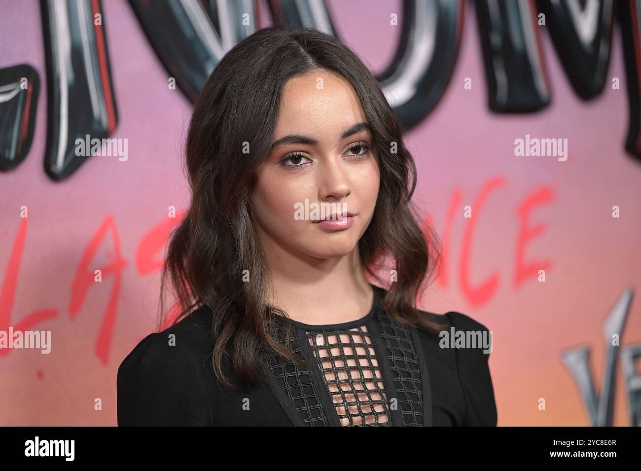 New York, USA. 21st Oct, 2024. Actress Hala Finley attends the 'Venom ...