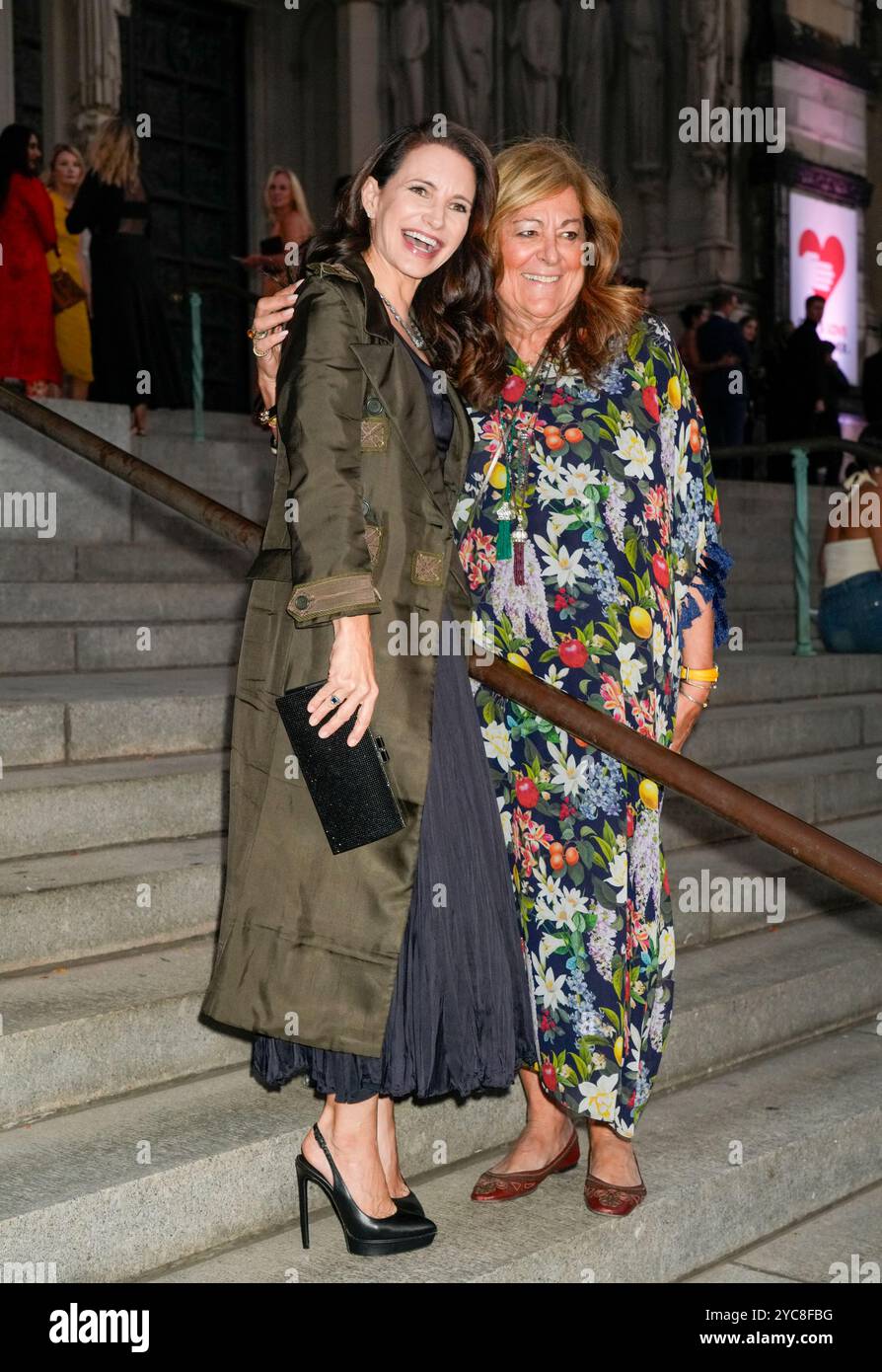 New York, United States. 21st Oct, 2024. Kristen Davis, Fern Mallis ...