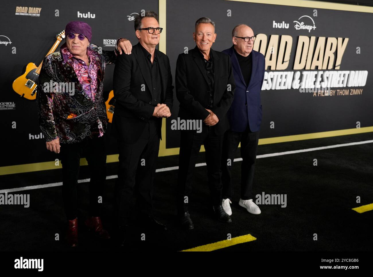 From left, E Street band member Steven Van Zandt, director Thom Zimny ...