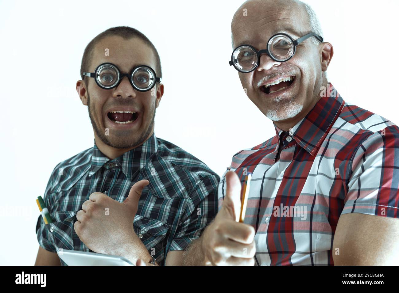 Smiling teacher student scientists hi-res stock photography and images ...