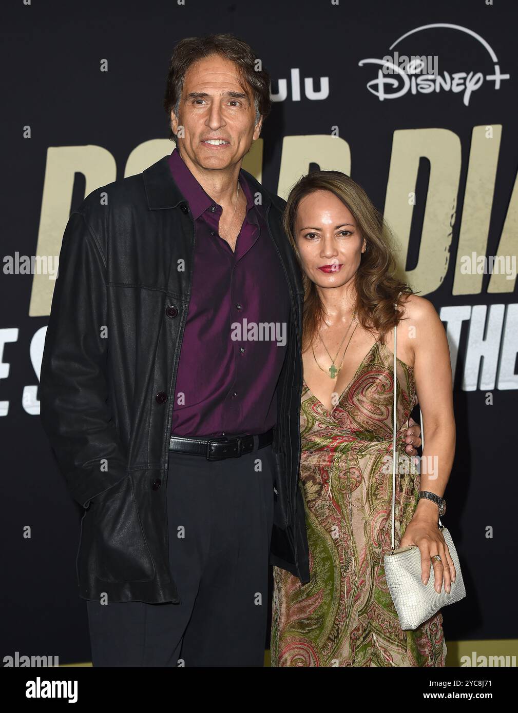 Los Angeles, USA. 21st Oct, 2024. Vincent Spano and Mary Anne Reyes ...