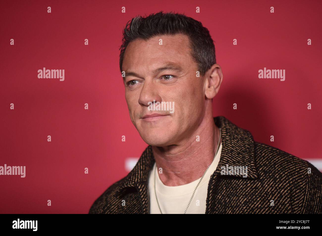 Luke Evans arrives at the premiere of "Weekend in Taipei" on Monday ...