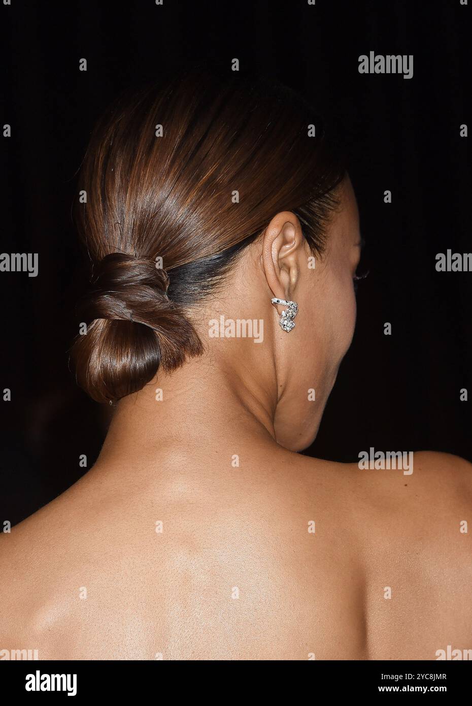 Hollywood, USA. 21st Oct, 2024. Zoe Saldana arriving to the “Emilia ...