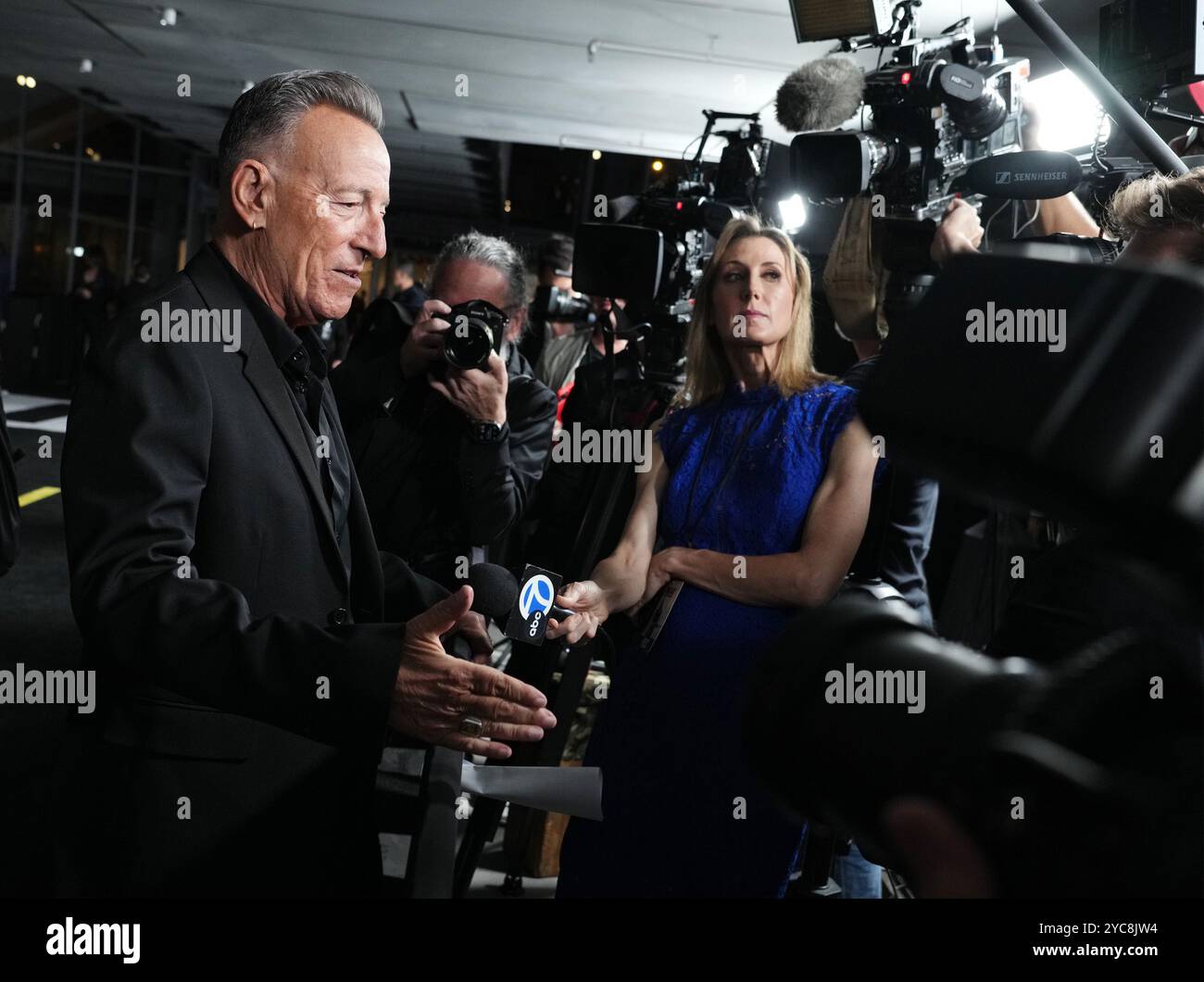 Los Angeles, USA. 21st Oct, 2024. Bruce Springsteen arrives at the ROAD ...