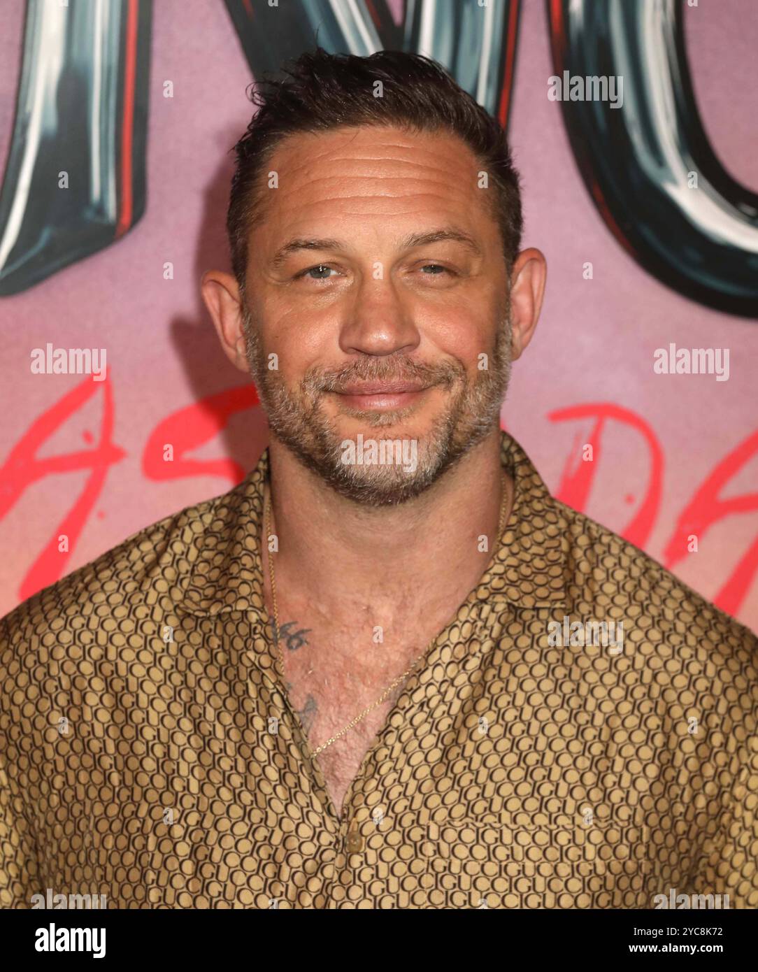 October 21, 2024, New York, New York, USA: Actor TOM HARDY seen at the ...