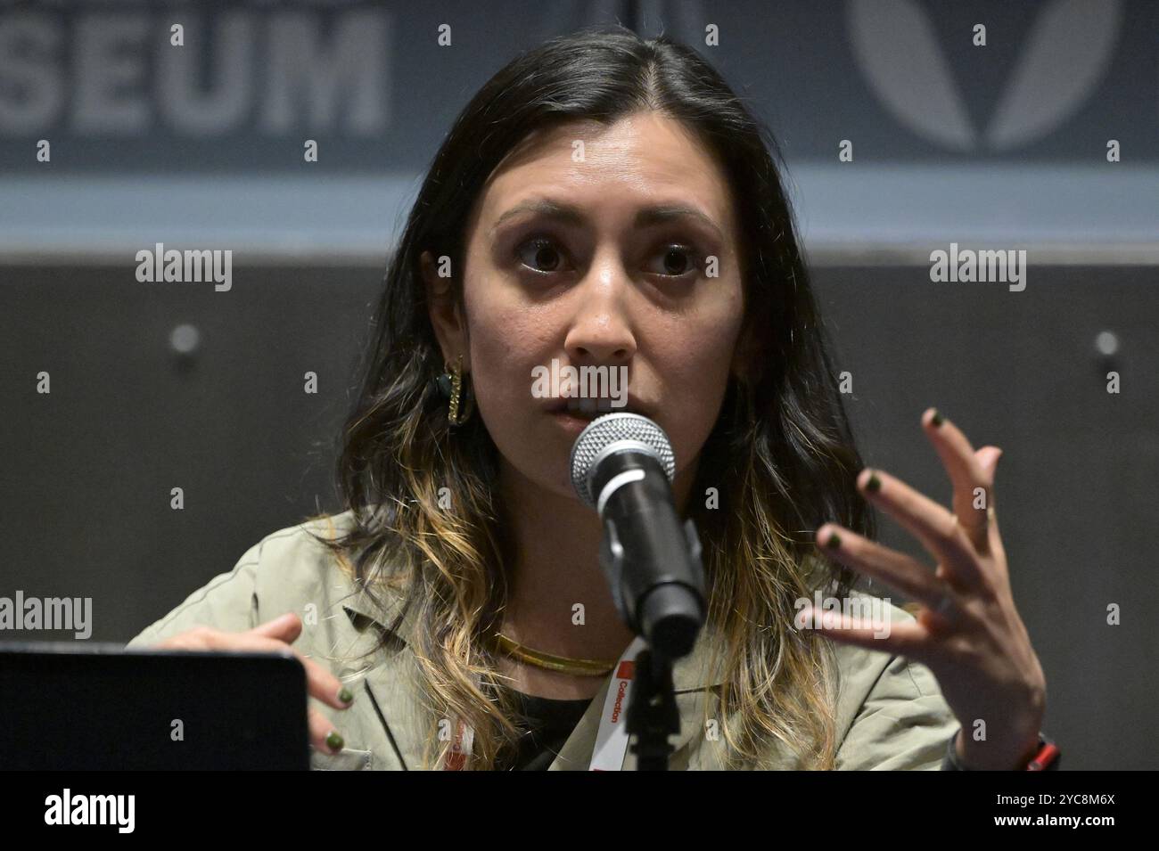 New York, USA. 21st Oct, 2024. Elena Piech, ZeroSpace Acct. Dir ...