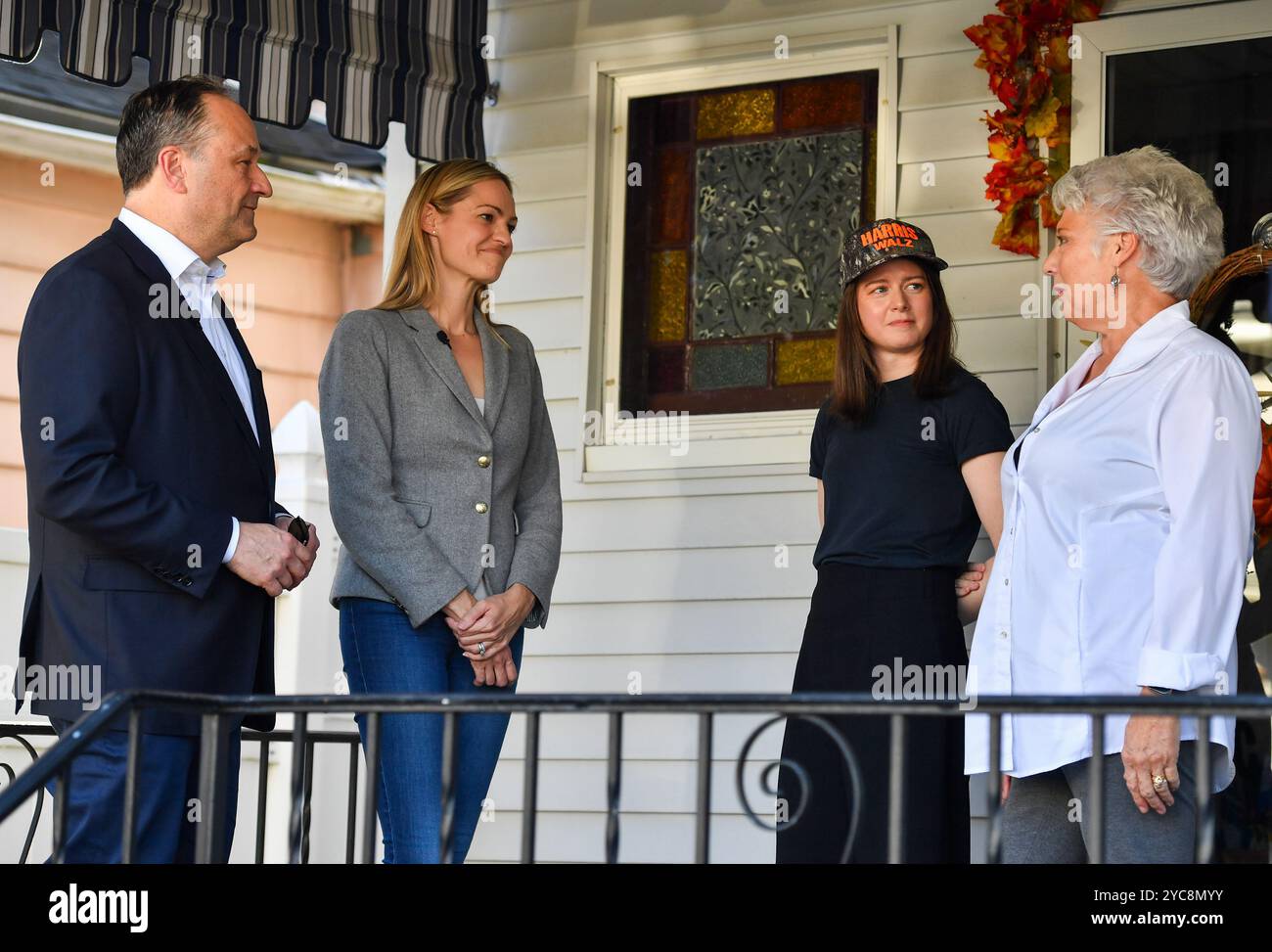 Second Gentleman Doug Emhoff and Scranton Mayor Paige Cognetti visited ...