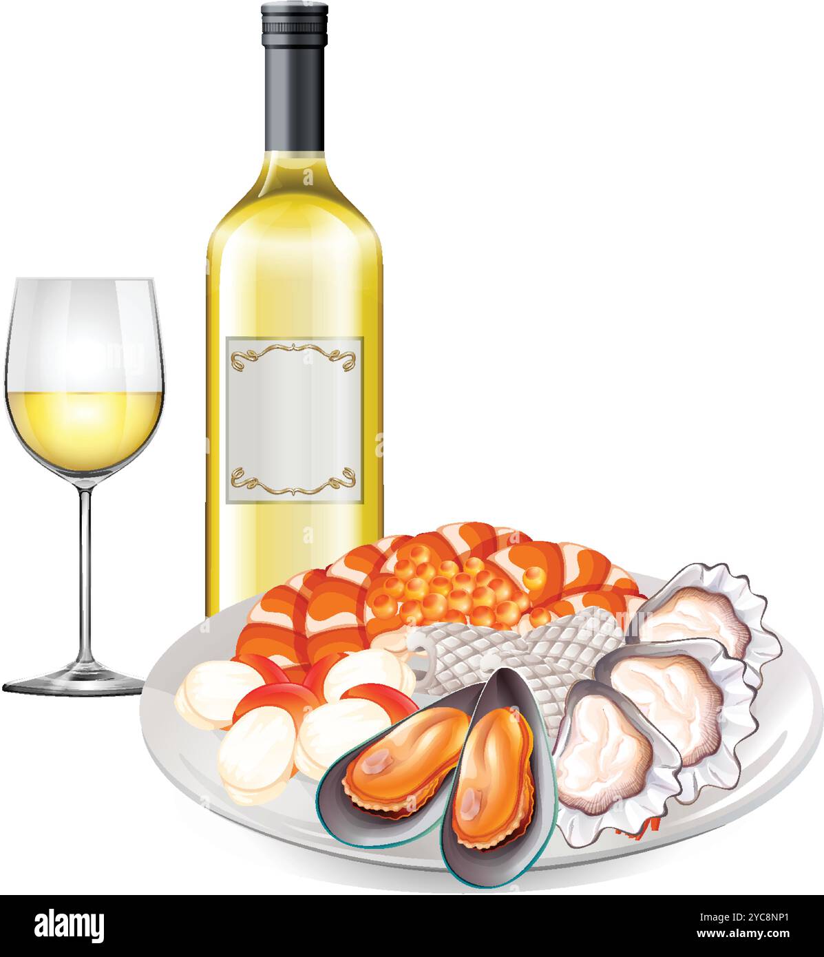 Gourmet sophistication Stock Vector Images - Alamy