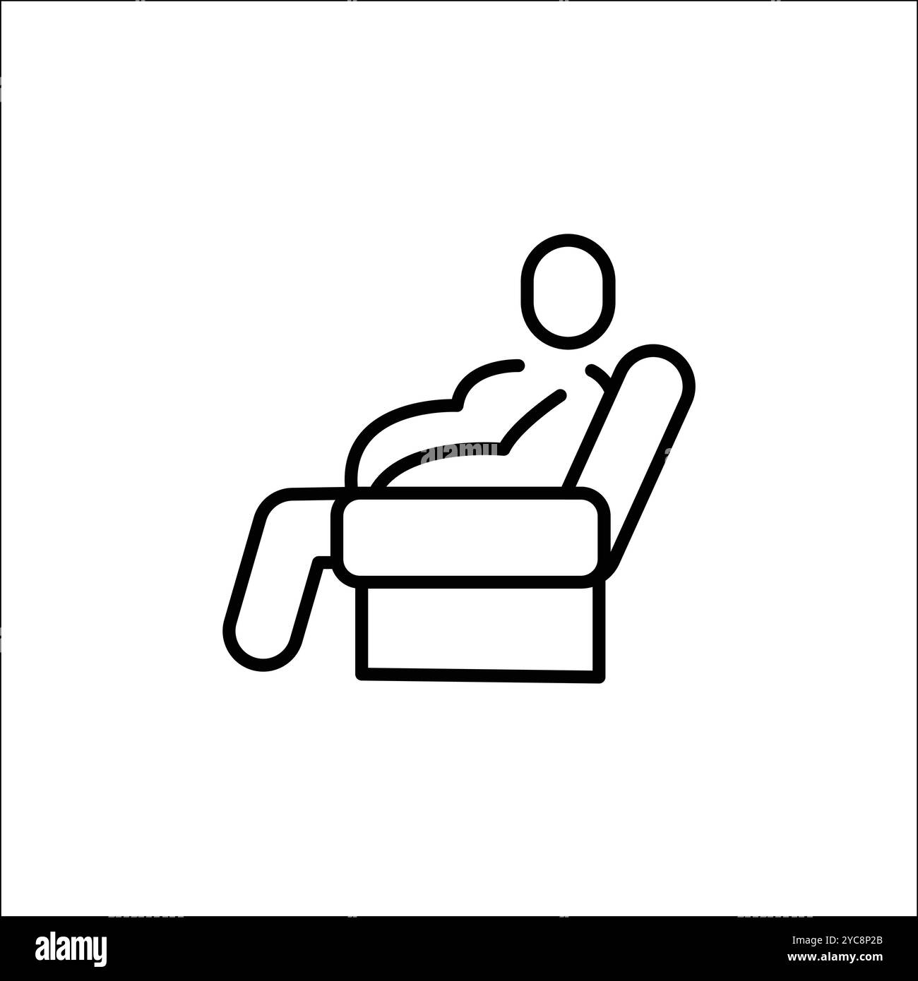 Lazy Person icon Stock Vector Image & Art - Alamy