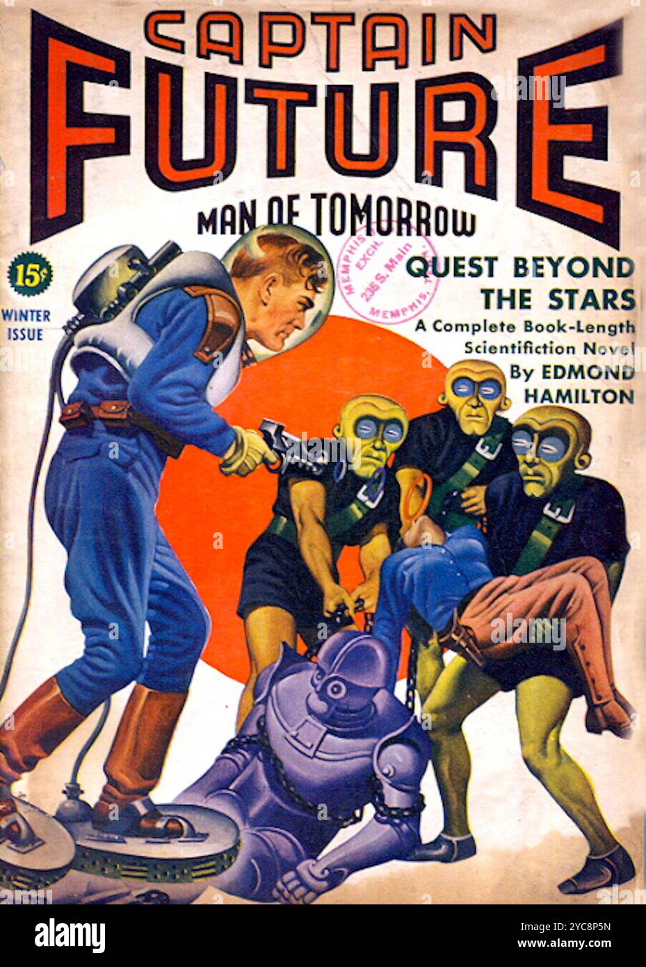 Captain Future Vol 3 # 3 Winter 1942 Stock Photo - Alamy