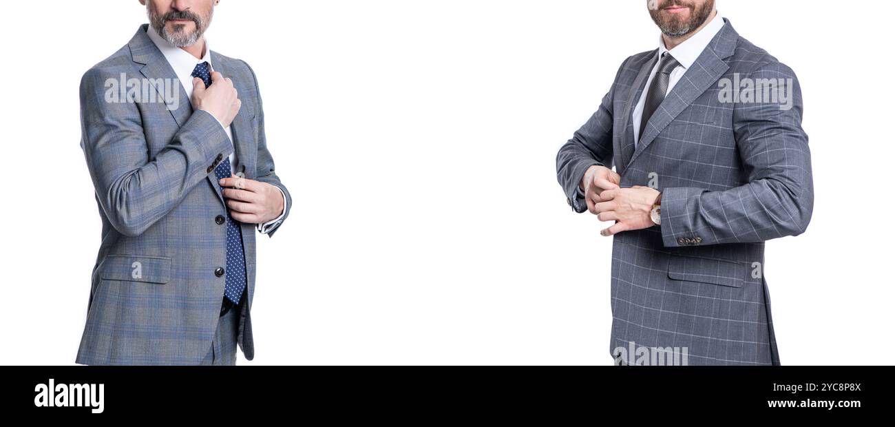 professional business director with employee. ambitious businessman ...