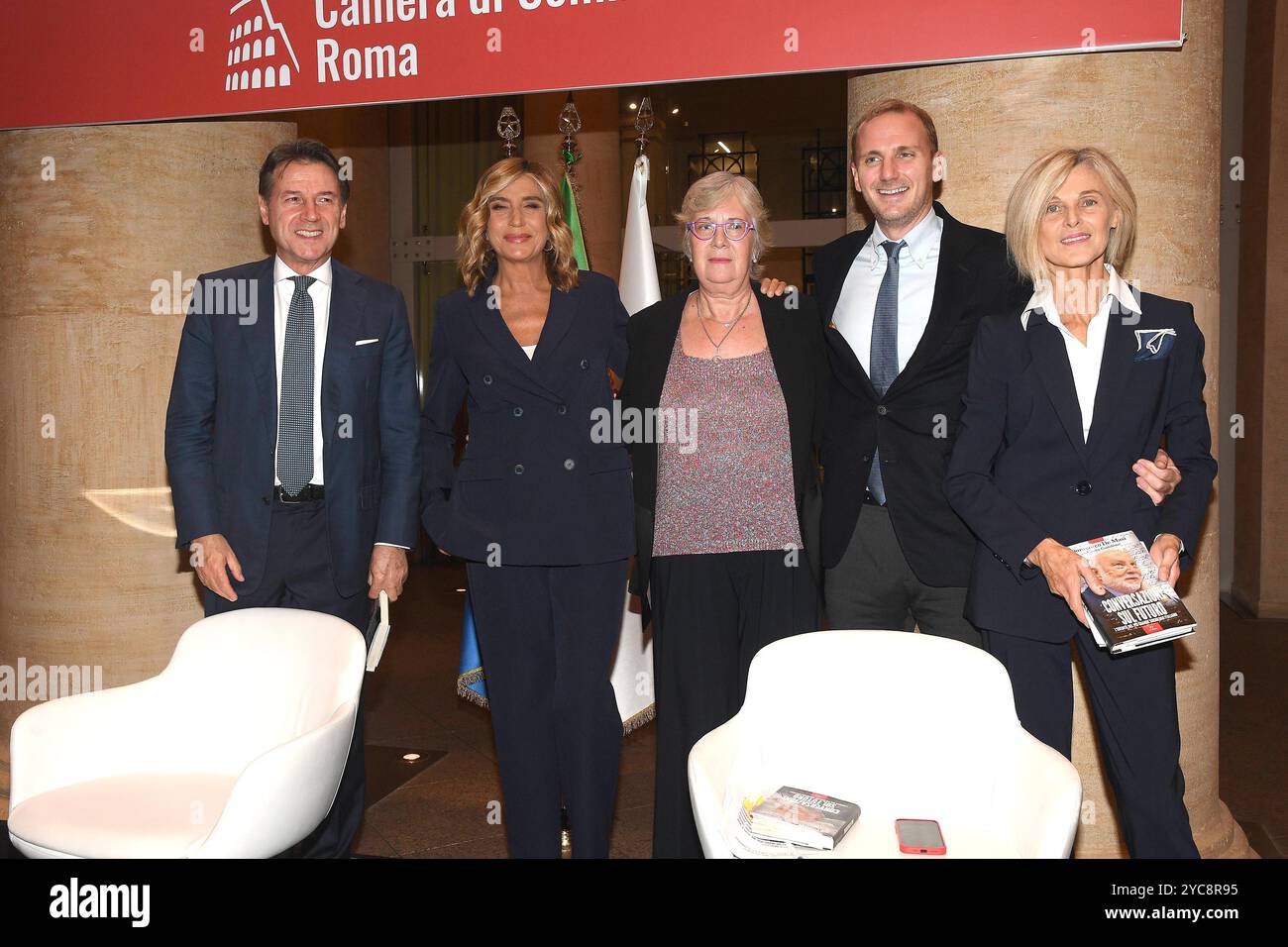 Rome, Italy. 21st Oct, 2024. Rome, Hall of the Temple of Hadrian ...