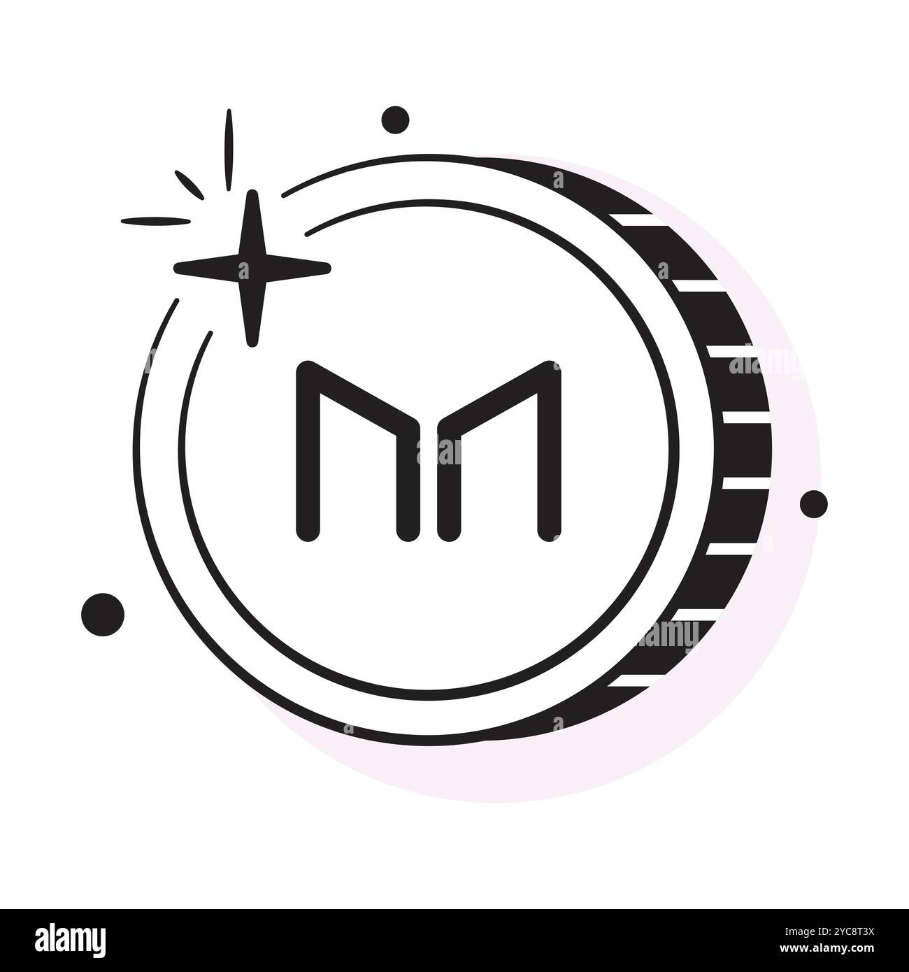 The coin maker Stock Vector Images - Alamy