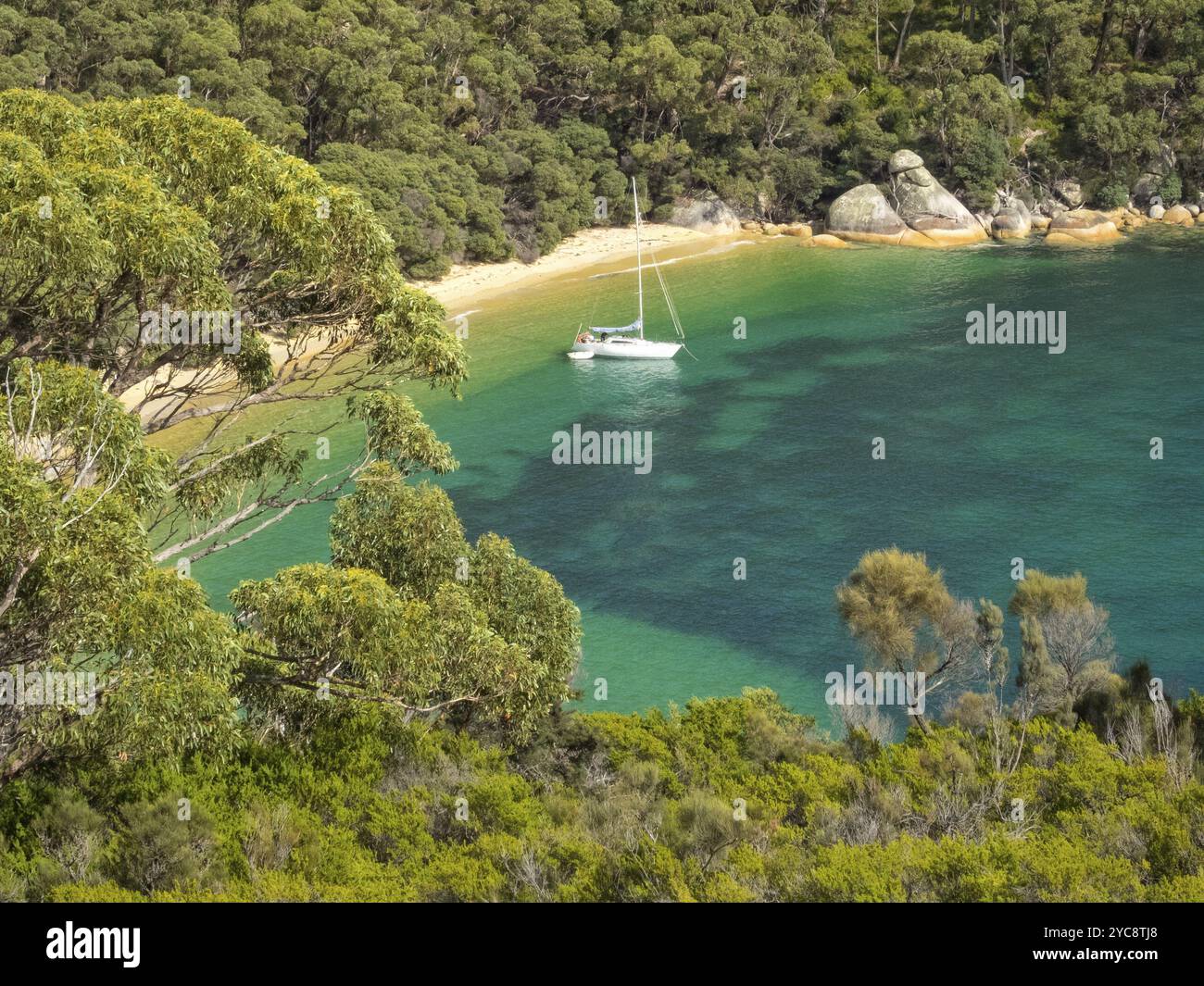 Refuge Cove provides safe anchorage for those sailing through and ...