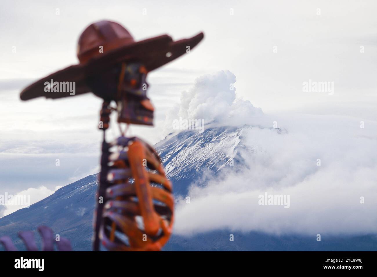 Atlixco Monumental Catrinas Exhibition A cardboard monumental catrina ...