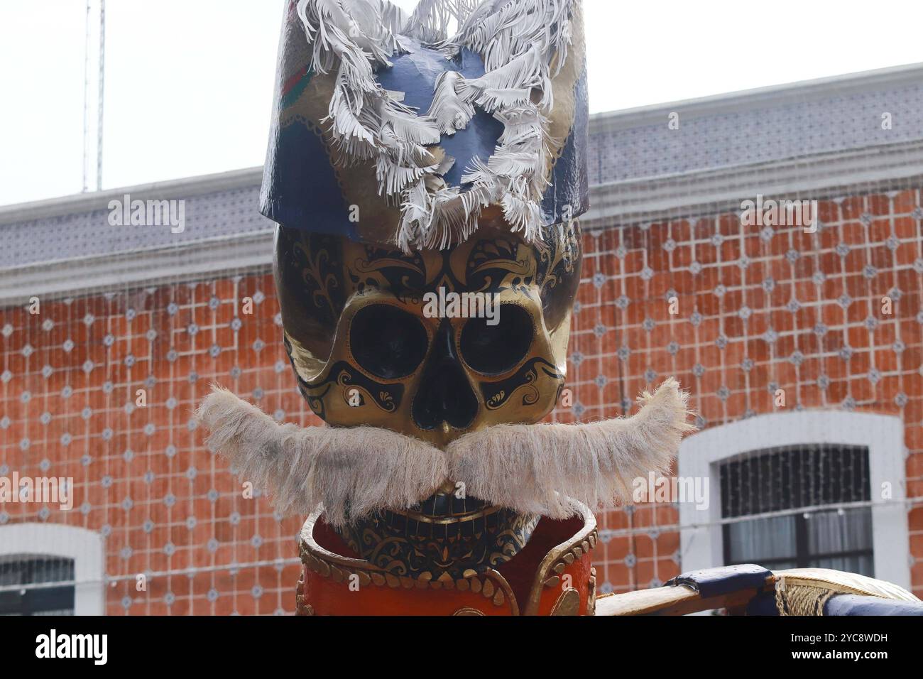 Atlixco Monumental Catrinas Exhibition A cardboard monumental catrina ...