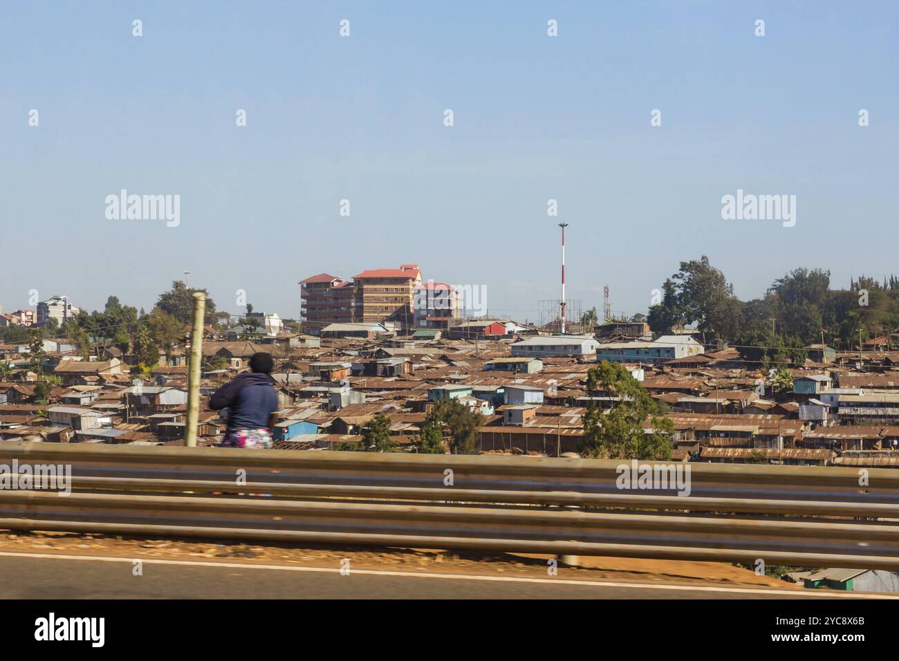 Slums in Nairobi city in Kenya Stock Photo - Alamy