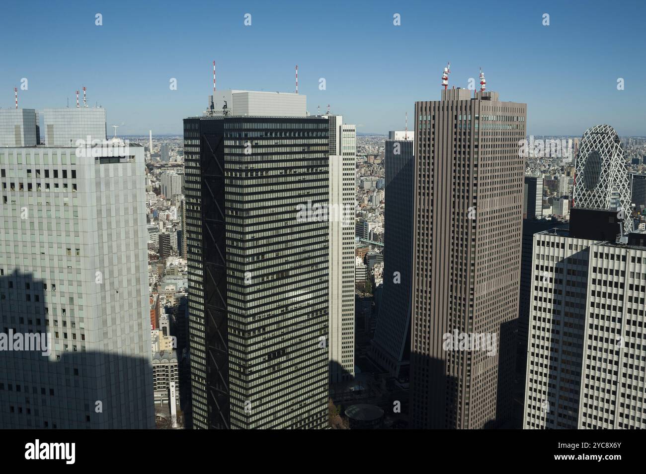 Japanese city overview hi-res stock photography and images - Alamy