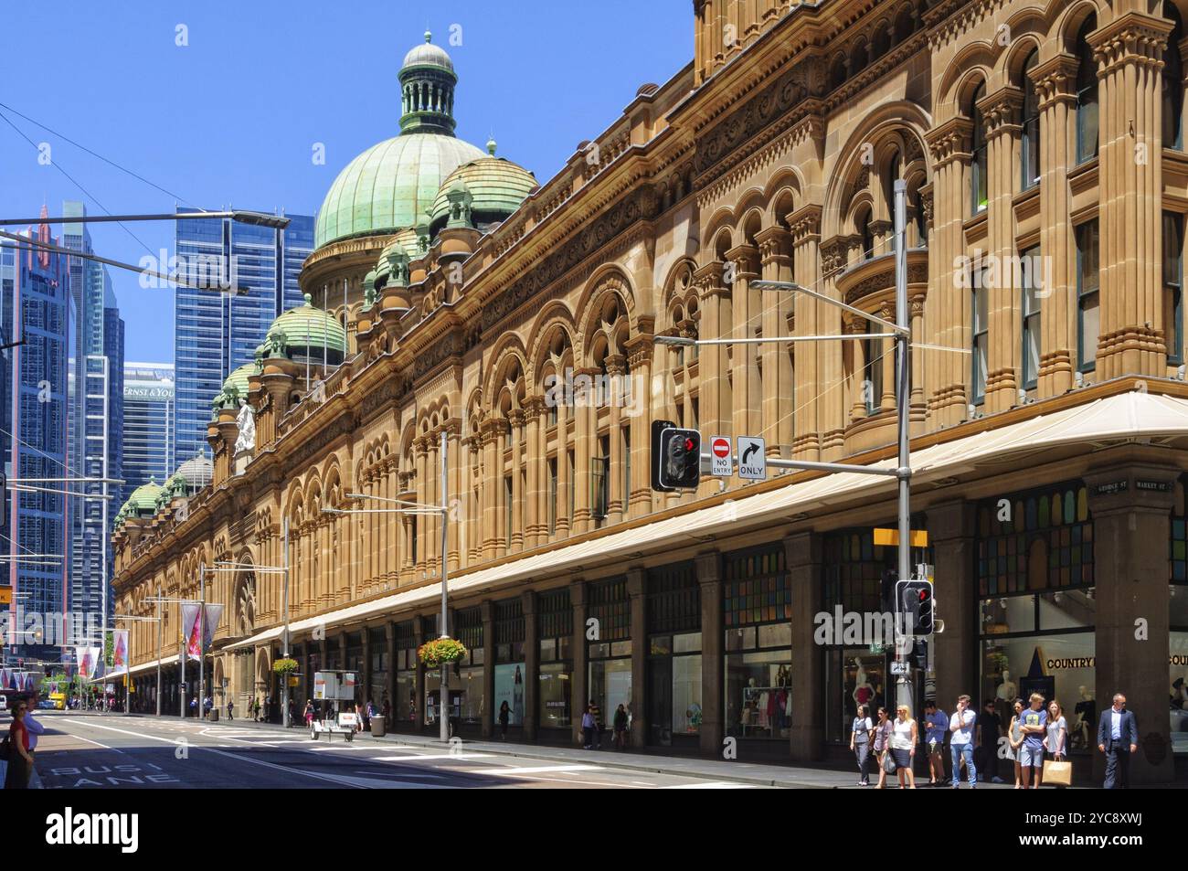 The Queen Victoria Building at George Street in the central business ...