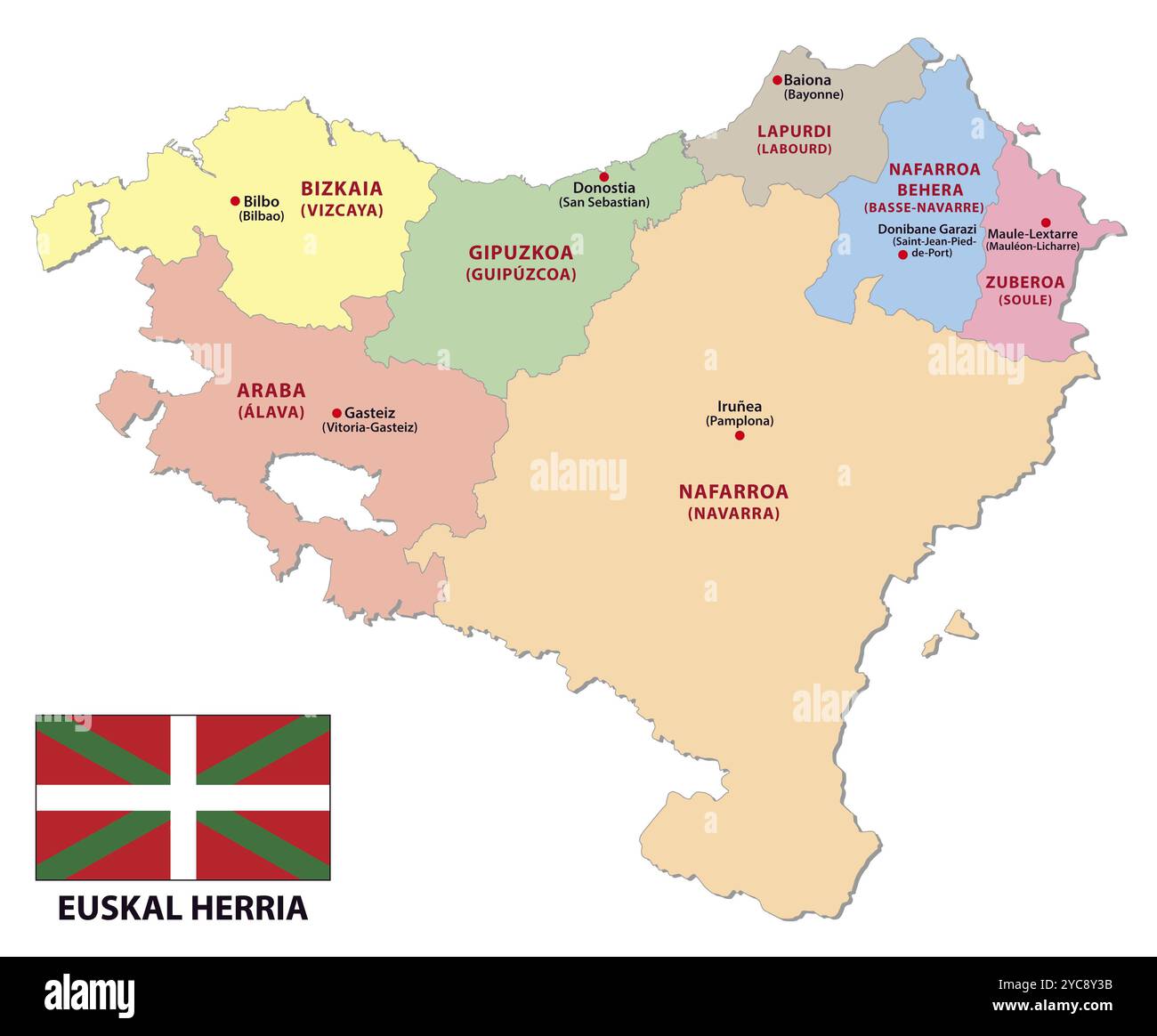 European countries maps hi-res stock photography and images - Alamy