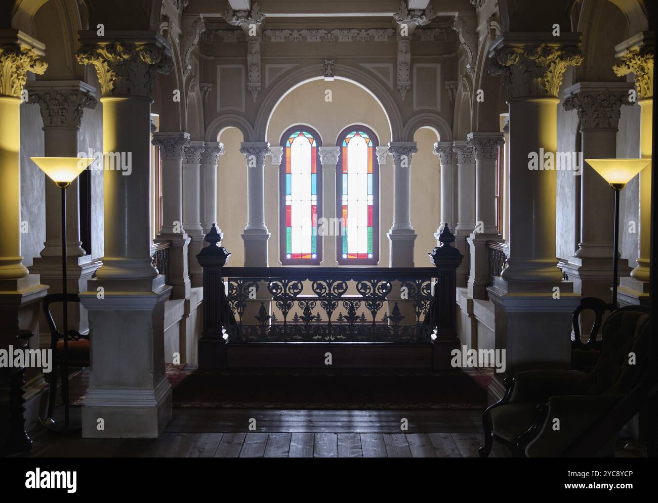 On the first floor of the Barwon Park Mansion, Winchelsea, Victoria ...