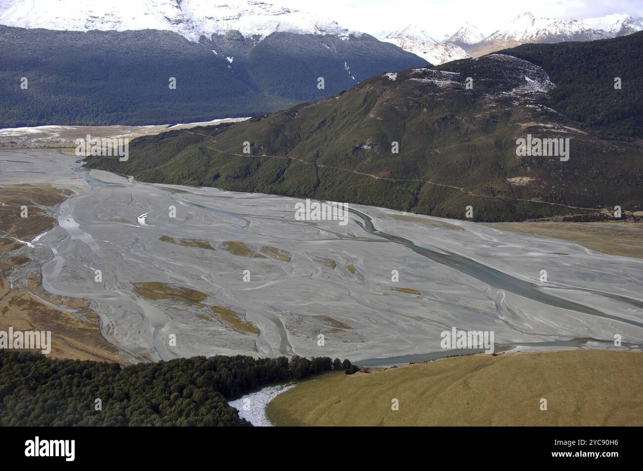 Filming locations at Rees River near Queenstown, Otago, New Zealand ...