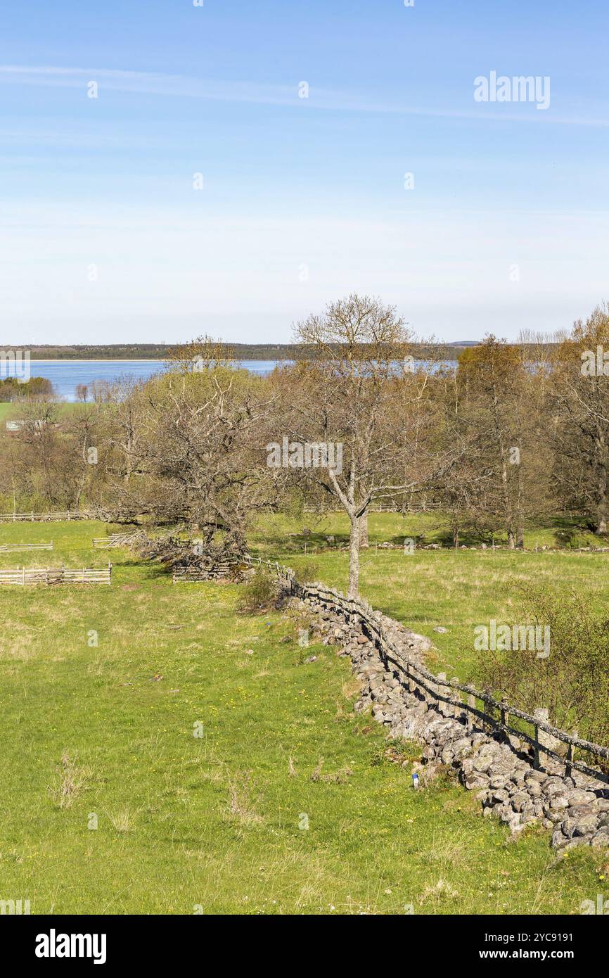 Aerial top view early spring hi-res stock photography and images - Alamy