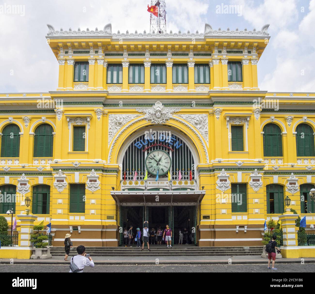 The Saigon Central Post Office is one of the most iconic tourist ...