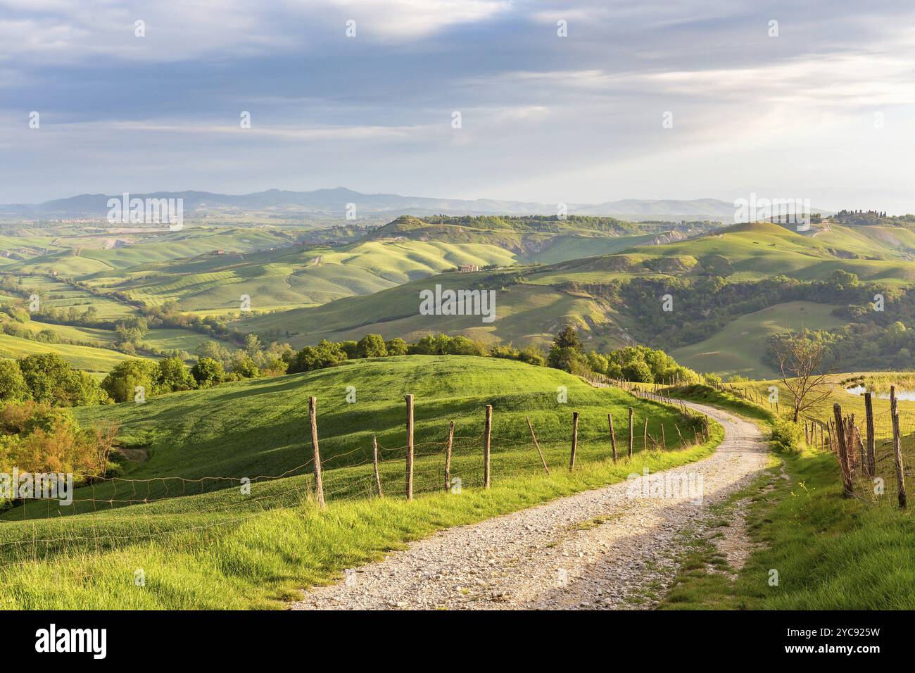 Aerial view valley rolling hills hi-res stock photography and images ...