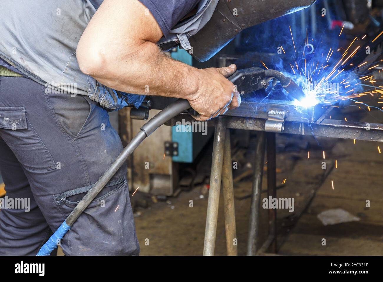 Welding works plant hi-res stock photography and images - Alamy