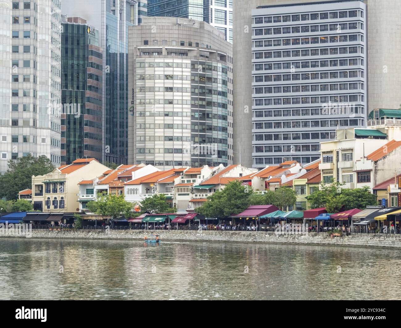 Boat Quay is a historical quay on the southern bank of the Singapore ...