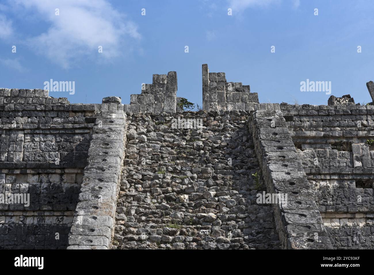 Ruins, pyramid and temples in Chichen Itza, Yucatan, Mexico4 Stock ...