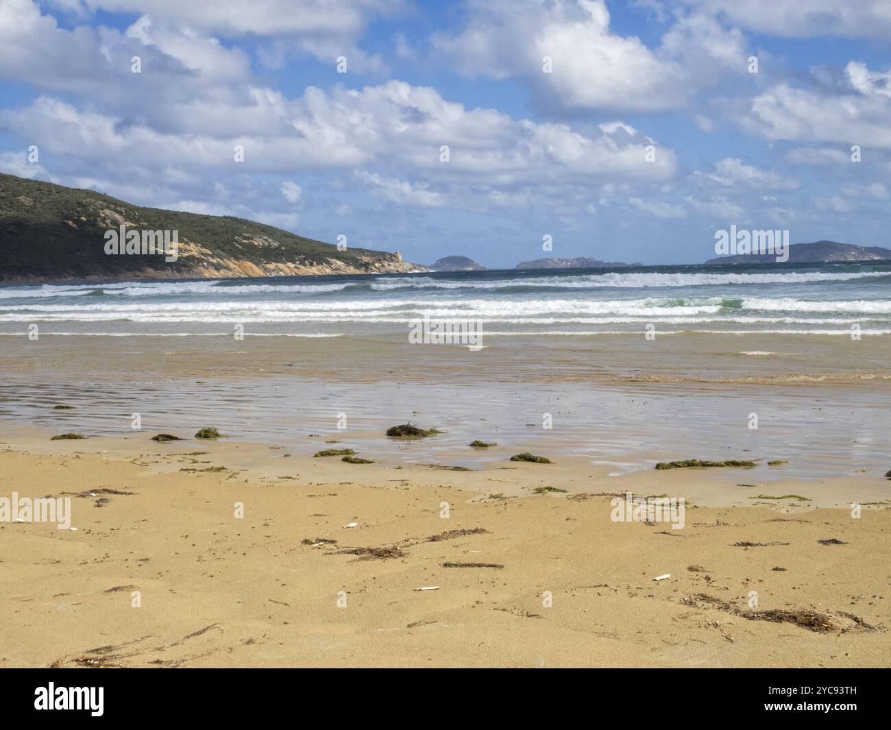 Oberon Point photographed from the Oberon Bay Beach, Wilsons Promontory ...