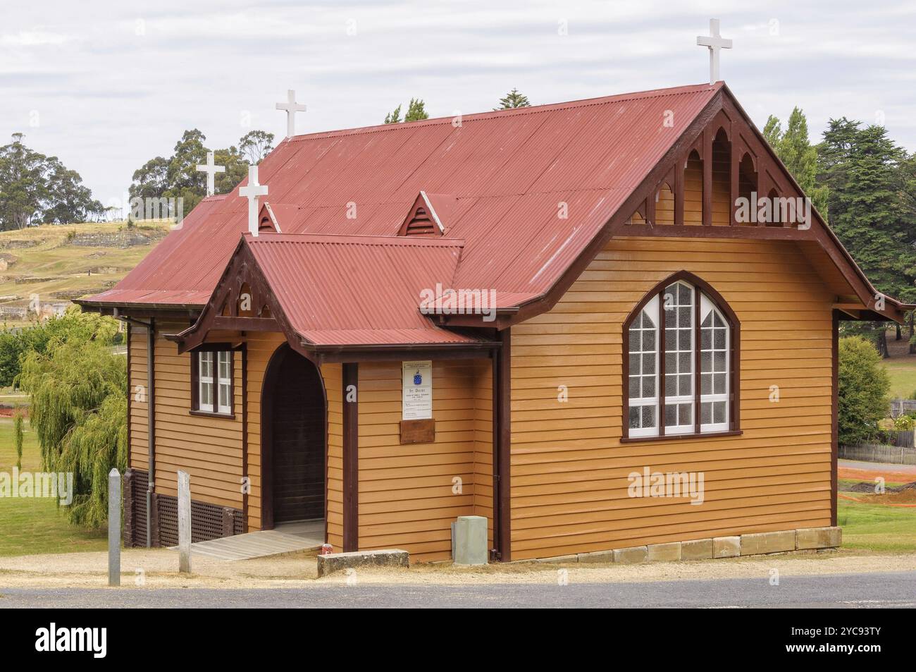 St David?s Anglican Church at the Port Arthur Historic Site was built ...