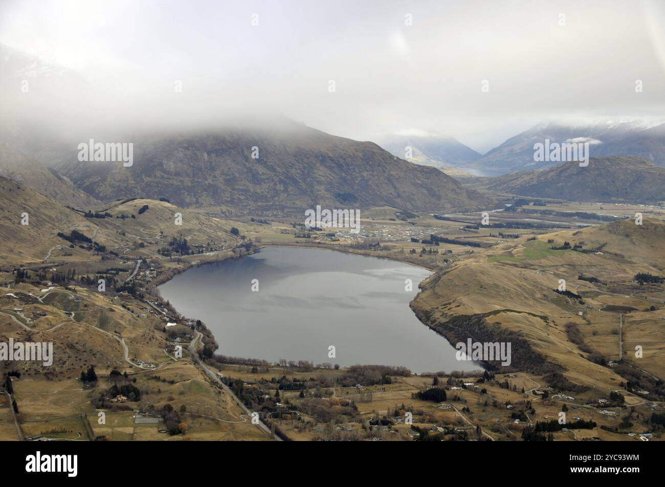 Lake Hayes, near Queenstown and Arrowtown, Otago, New Zealand, Oceania ...