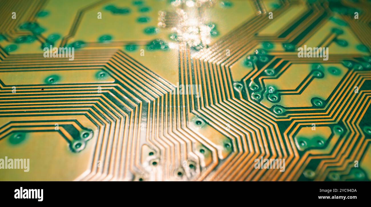 Circuit board, electronic motherboard. Digital engineering concept, hi ...
