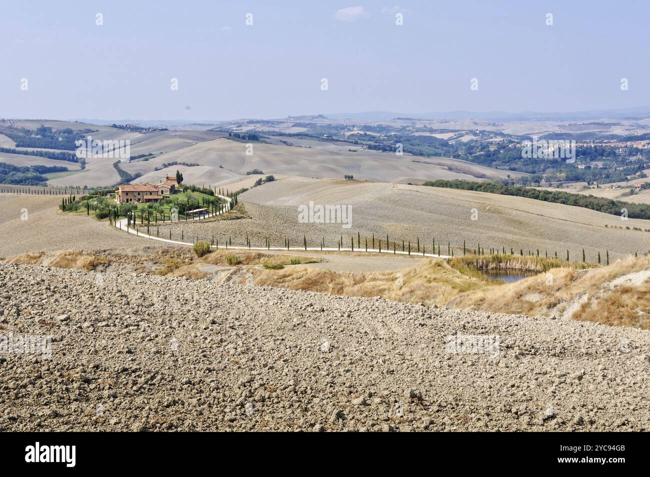 Cypress tree lined paths hi-res stock photography and images - Alamy