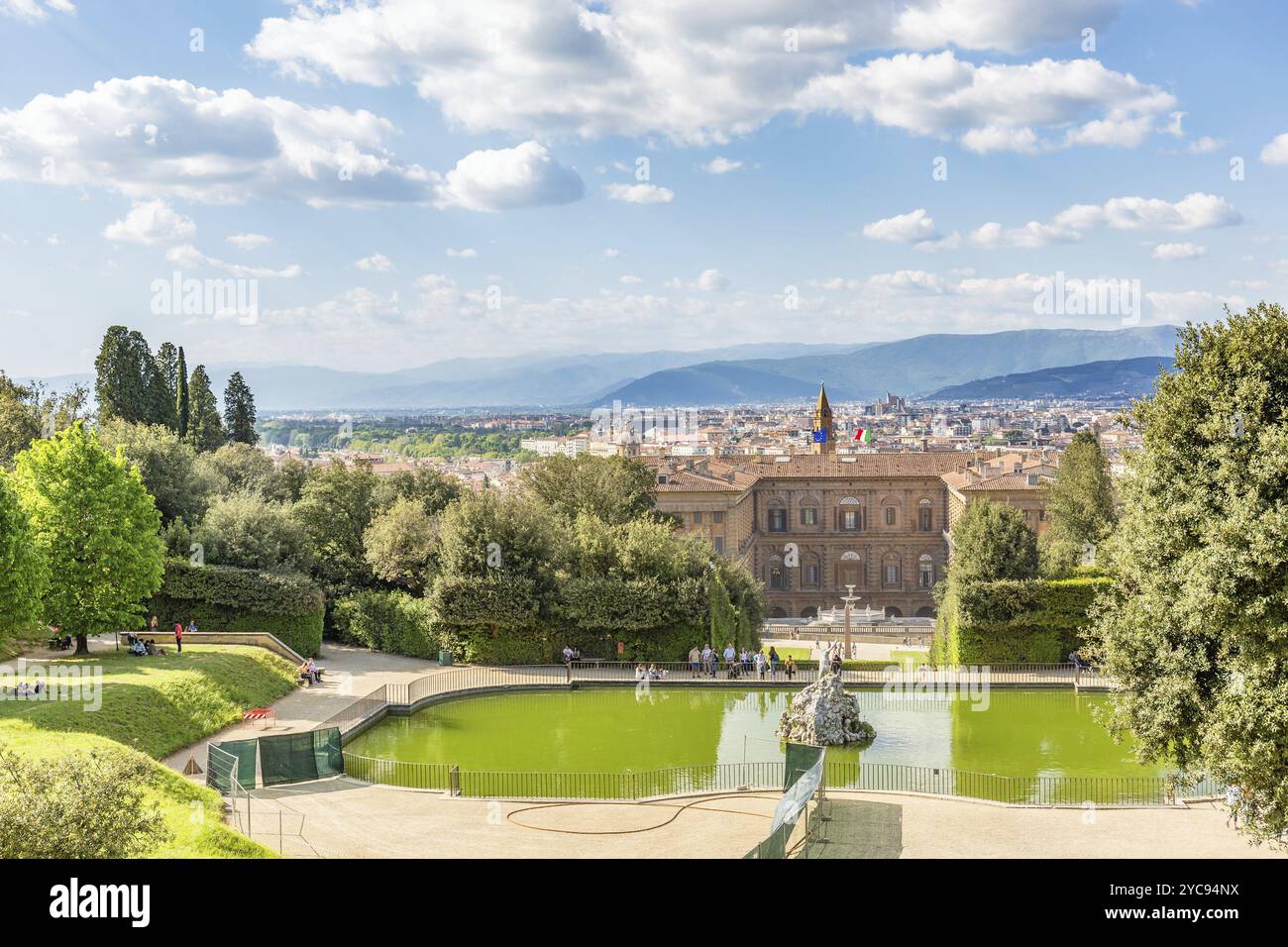 Aerial view of boboli gardens hi-res stock photography and images - Alamy