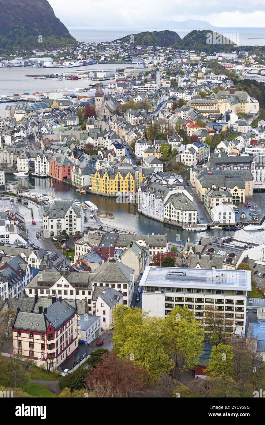 Birds eye view alesund hi-res stock photography and images - Alamy