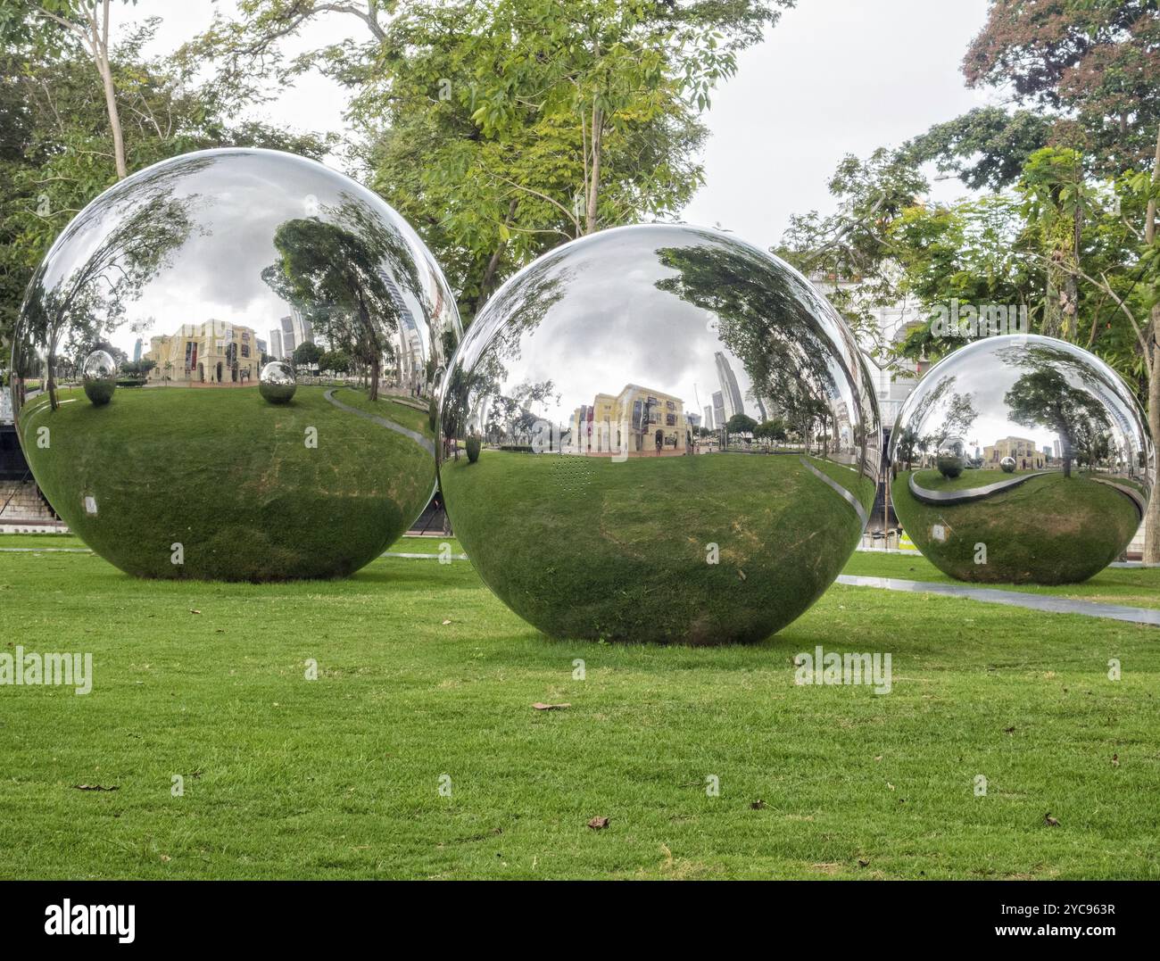 Stainless steel mirror ball hi-res stock photography and images - Alamy