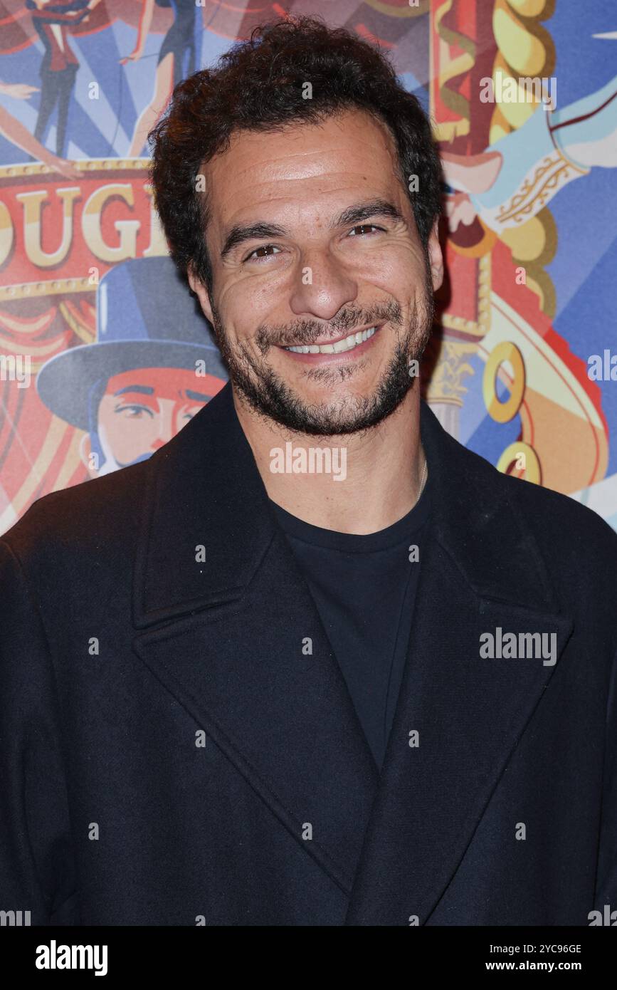 Amir attending the opening night of Spectaculaire, the new Cirque d ...