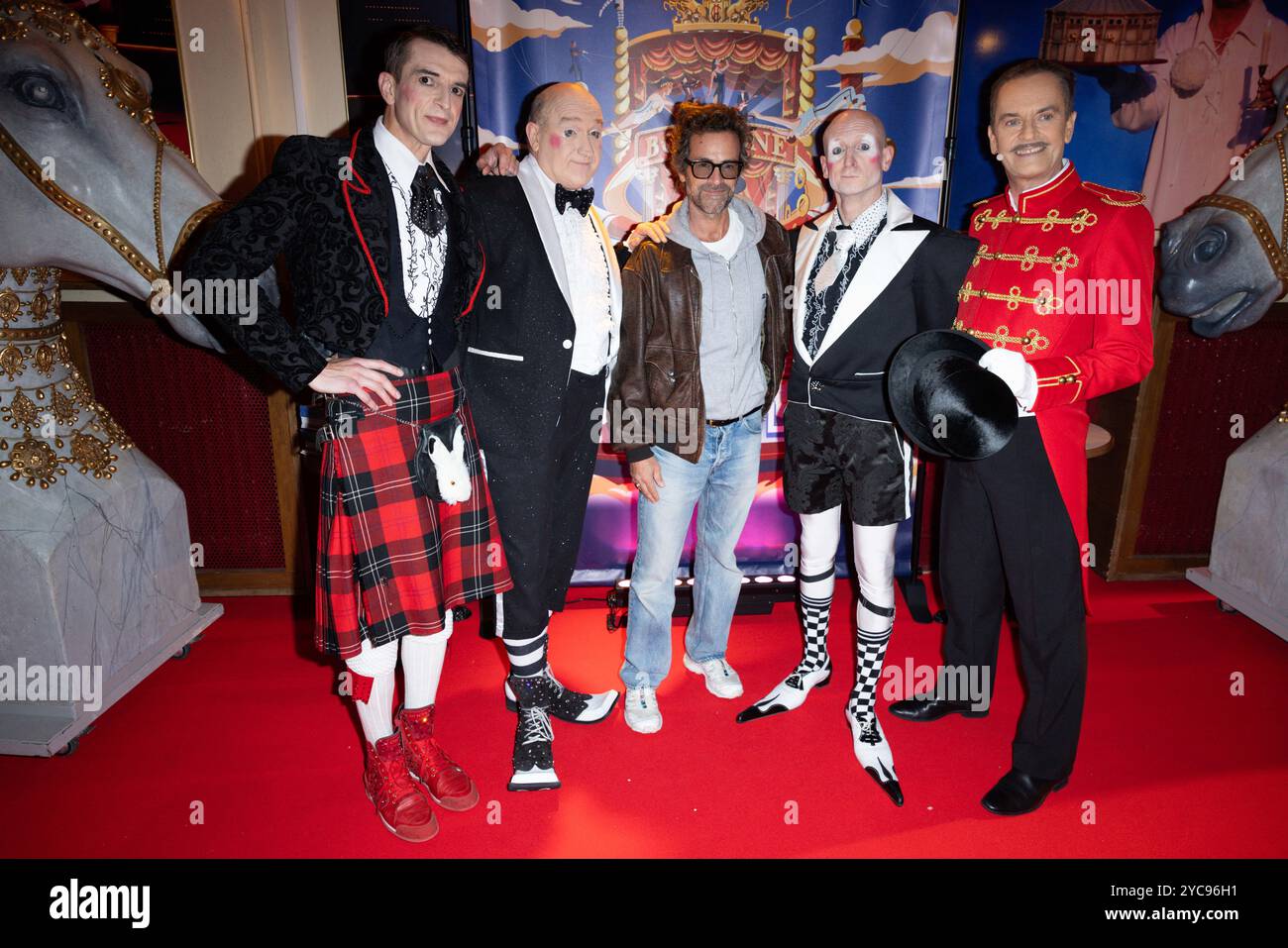 Romain Duris attending the opening night of Spectaculaire, the new ...