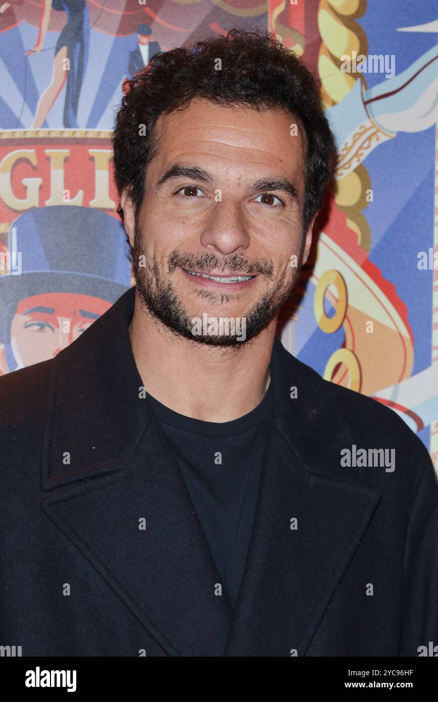Amir attending the opening night of Spectaculaire, the new Cirque d'Hiver Bouglione production ...