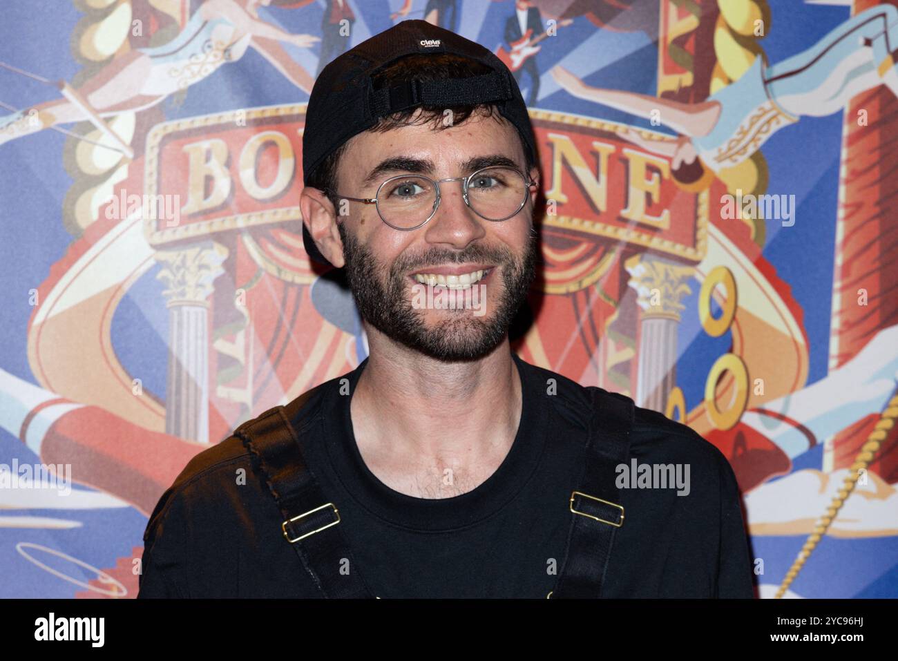 Cyprien Iov attending the opening night of Spectaculaire, the new ...